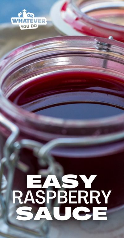 Homemade Raspberry Sauce Recipe