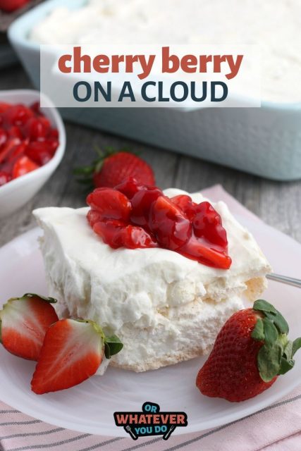 Cherry Berry on a Cloud | Fruit and meringue dessert recipes