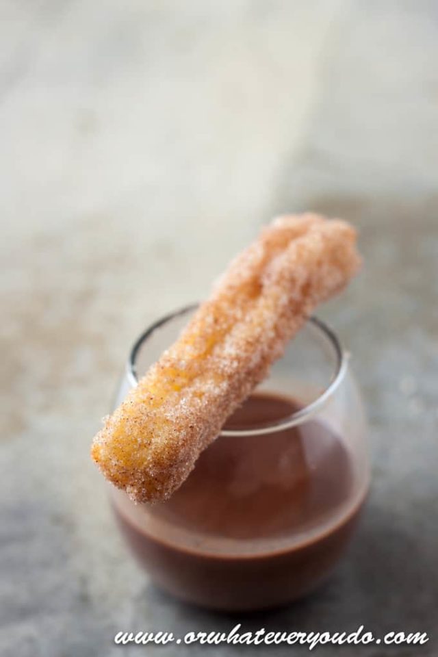 Churros Recipe with Cinnamon Sugar - Or Whatever You Do