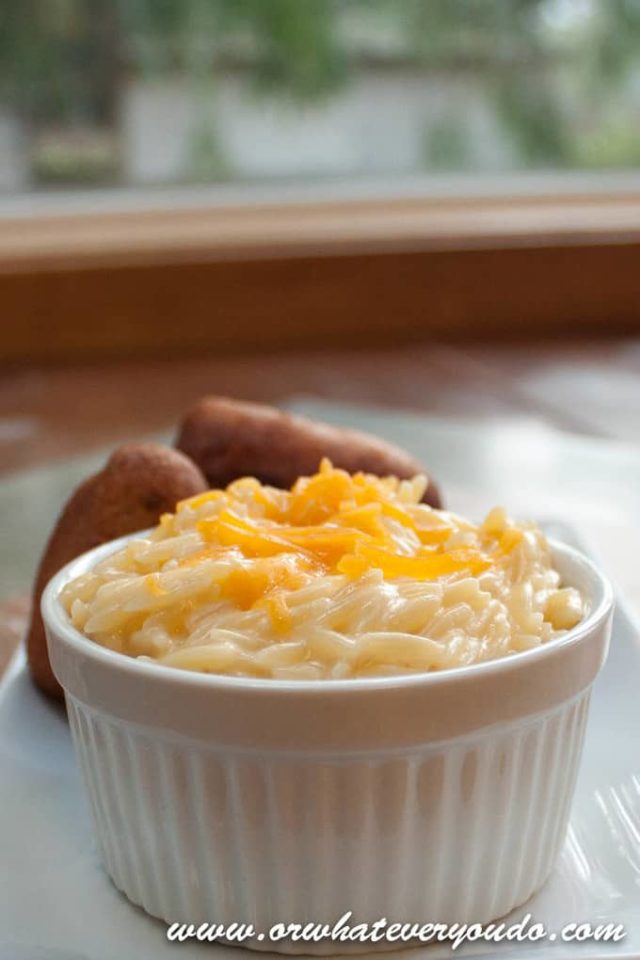 Easy Cheesy Orzo - Or Whatever You Do