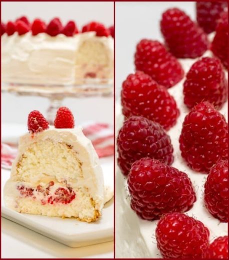 Raspberry Angel Food Cake – Or Whatever You Do