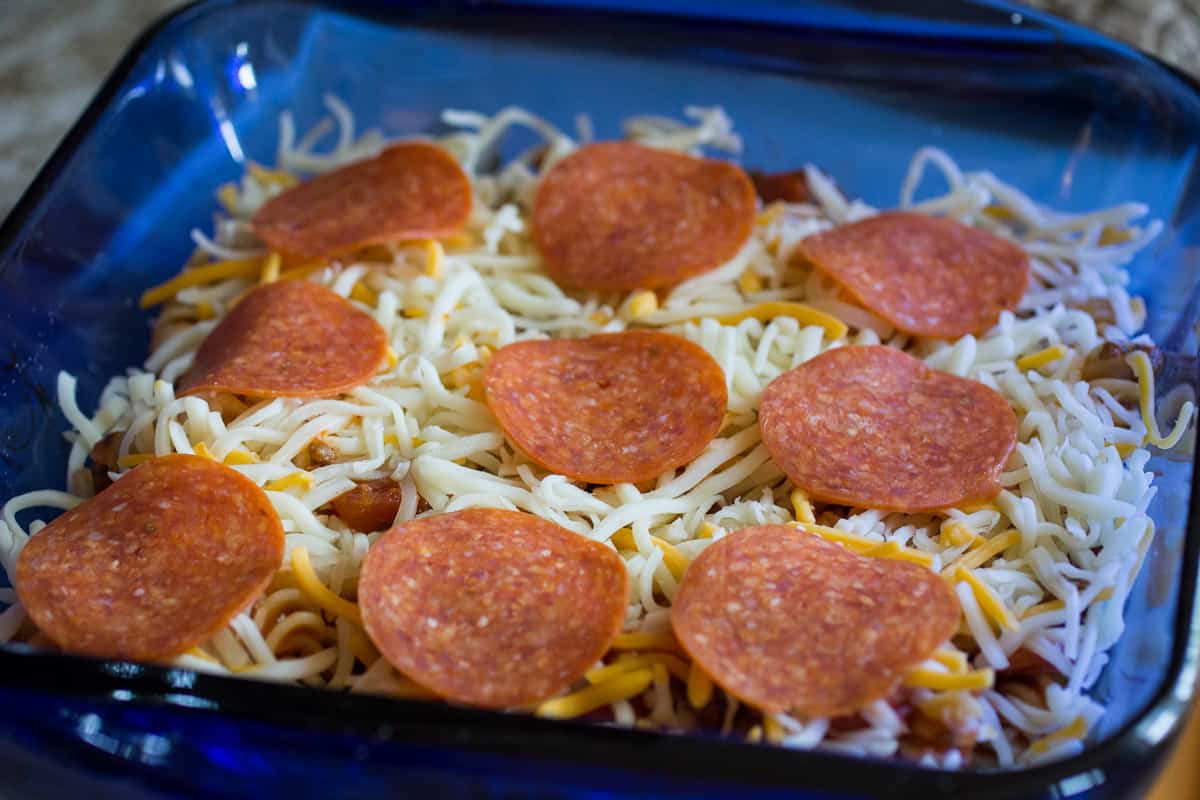 Pepperoni Rotini Bake – Or Whatever You Do