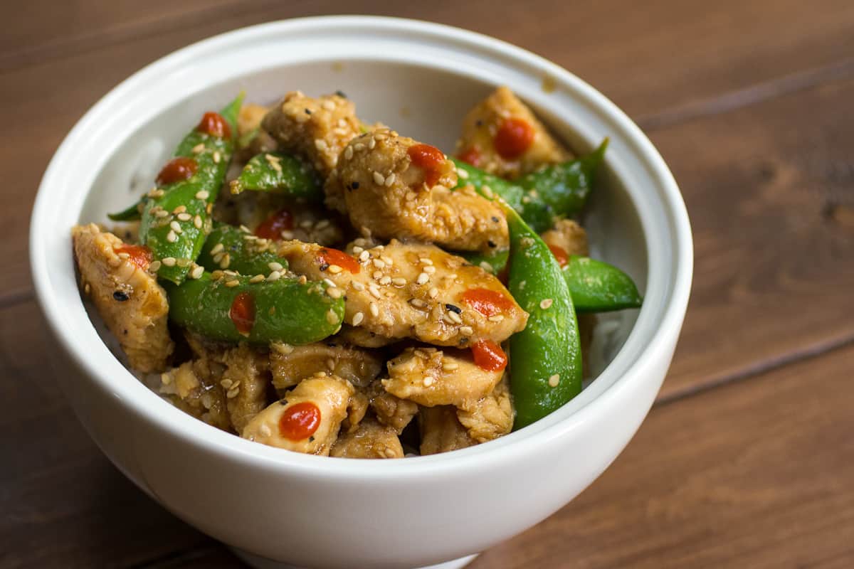 Sesame Chicken with Pea Pods – Or Whatever You Do