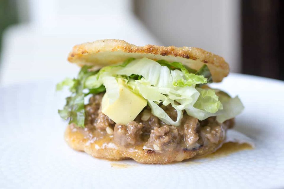 Beef and Avocado Arepa Recipe - Delicious dinner recipe.