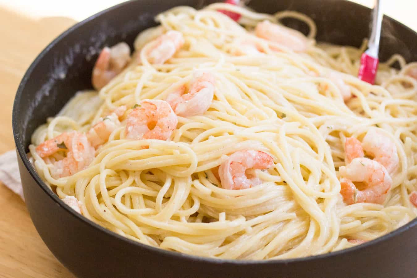 Easy Shrimp Scampi Pasta – Or Whatever You Do