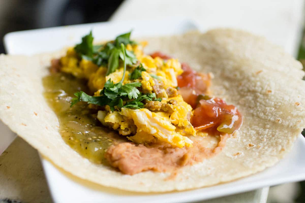 Chorizo Breakfast Tacos Recipe - Easy Delicious Breakfast Idea
