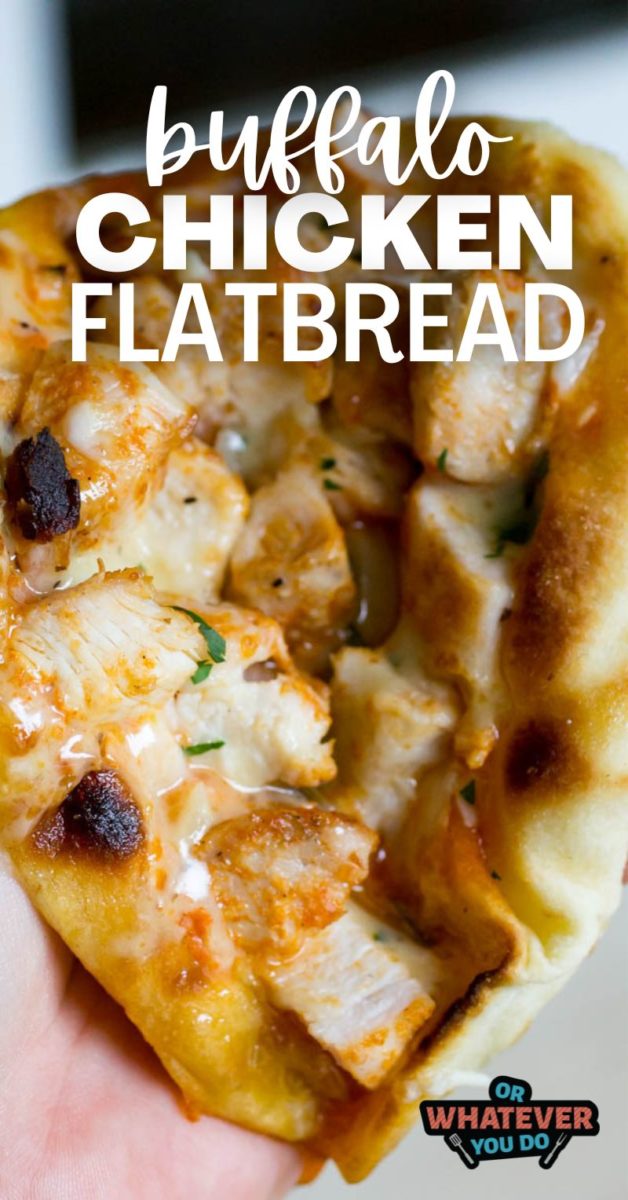 Traeger Buffalo Chicken Flatbread Pizza | Easy wood-pellet grilling recipe