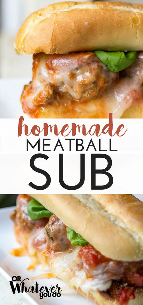 Homemade Meatball Subs | Delicious homemade & tender meatball subs!
