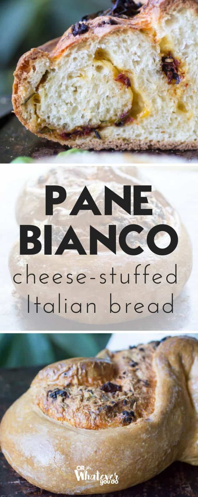 Italian Bread with Cheese | Pane Bianco Recipe | Delicious Homemade Bread