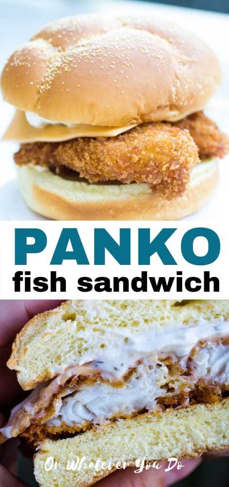 Crispy Panko Fish Sandwich | Delicious Homemade Filet-O-Fish