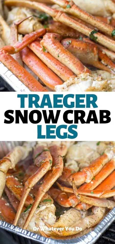 Traeger Grilled Crab Legs - Easy wood-fired crab leg recipe