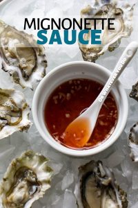 Mignonette Sauce for Oysters – Or Whatever You Do
