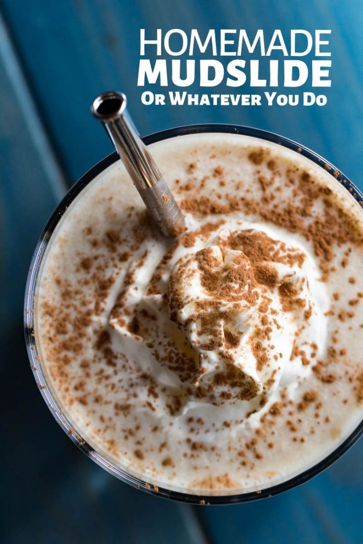 Frozen Mudslide Recipe – Easy Boozy Milkshake with cocoa powder