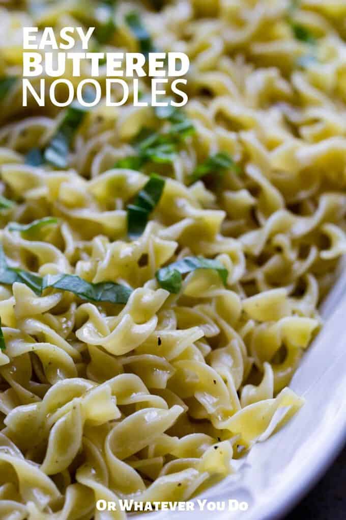 Easy Buttered Noodles – Simple Pasta Side-Dish Recipe