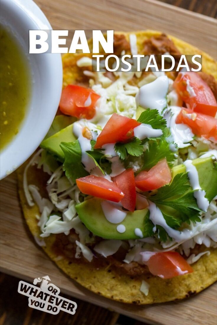 Traeger Bean Tostadas - Or Whatever You Do
