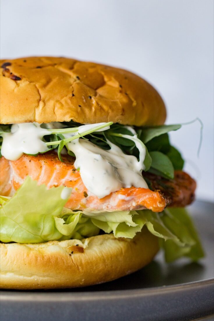 Grilled Salmon Sandwich – Or Whatever You Do
