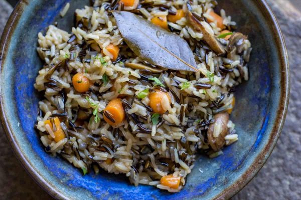 Wild Rice Pilaf – Easy homemade side dish recipe from OWYD
