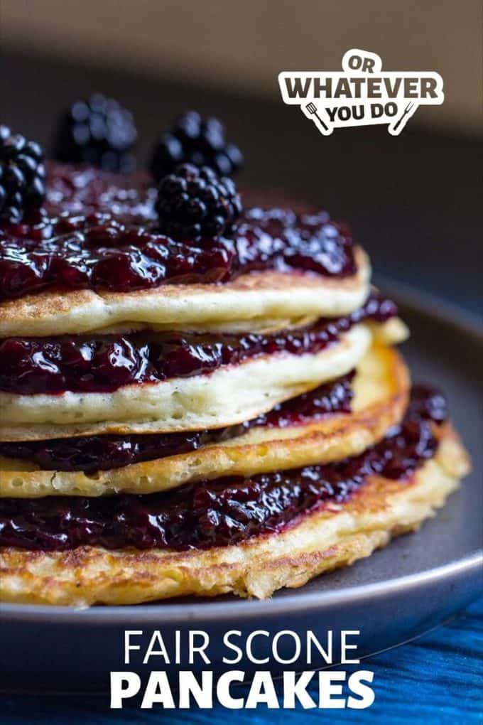 Fair Scone Pancakes – Puyallup Fair Scone Recipe