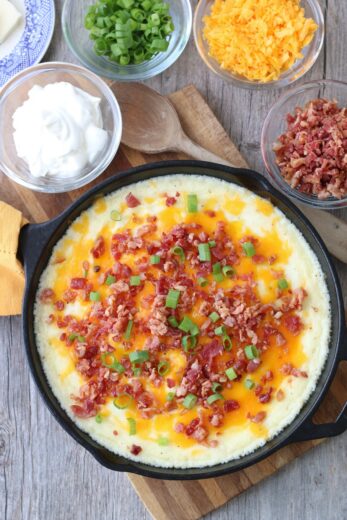 Loaded Smoked Mashed Potatoes – Pellet Grill Thanksgiving Potatoes