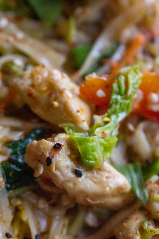 Chicken and Rice Noodles – Easy dinner recipe from Or Whatever You Do!