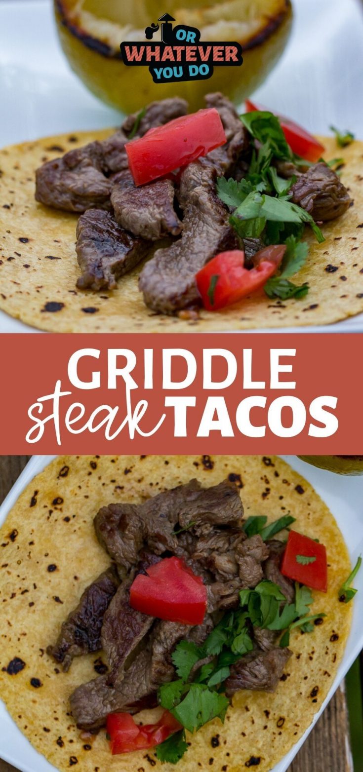 Blackstone Steak Tacos – Easy Street Tacos on the griddle
