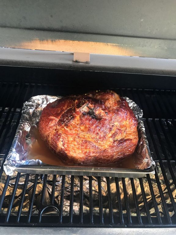 Traeger Smoked Ham – Easy glazed double-smoked ham recipe