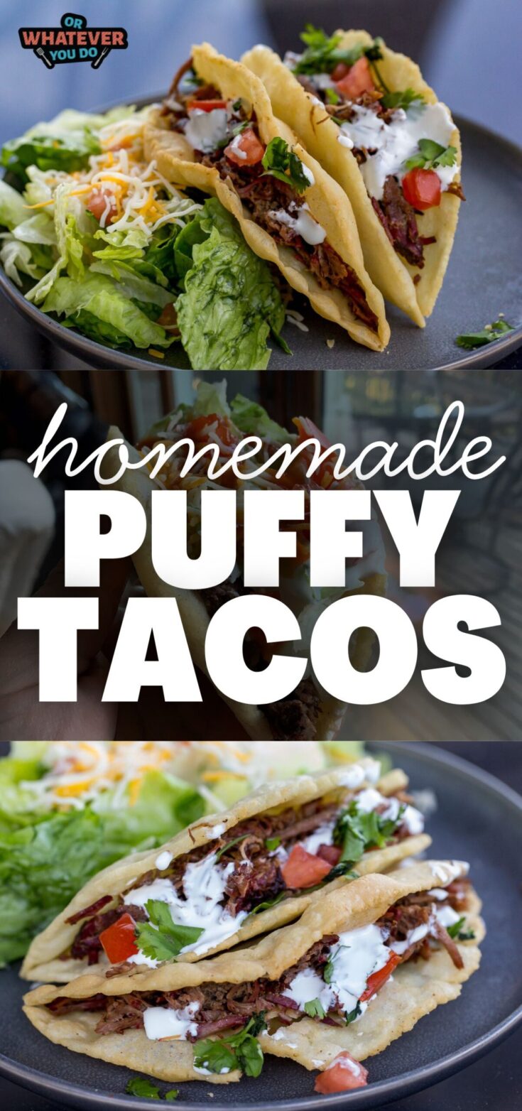 Smoked Shredded Beef Puffy Tacos – Or Whatever You Do