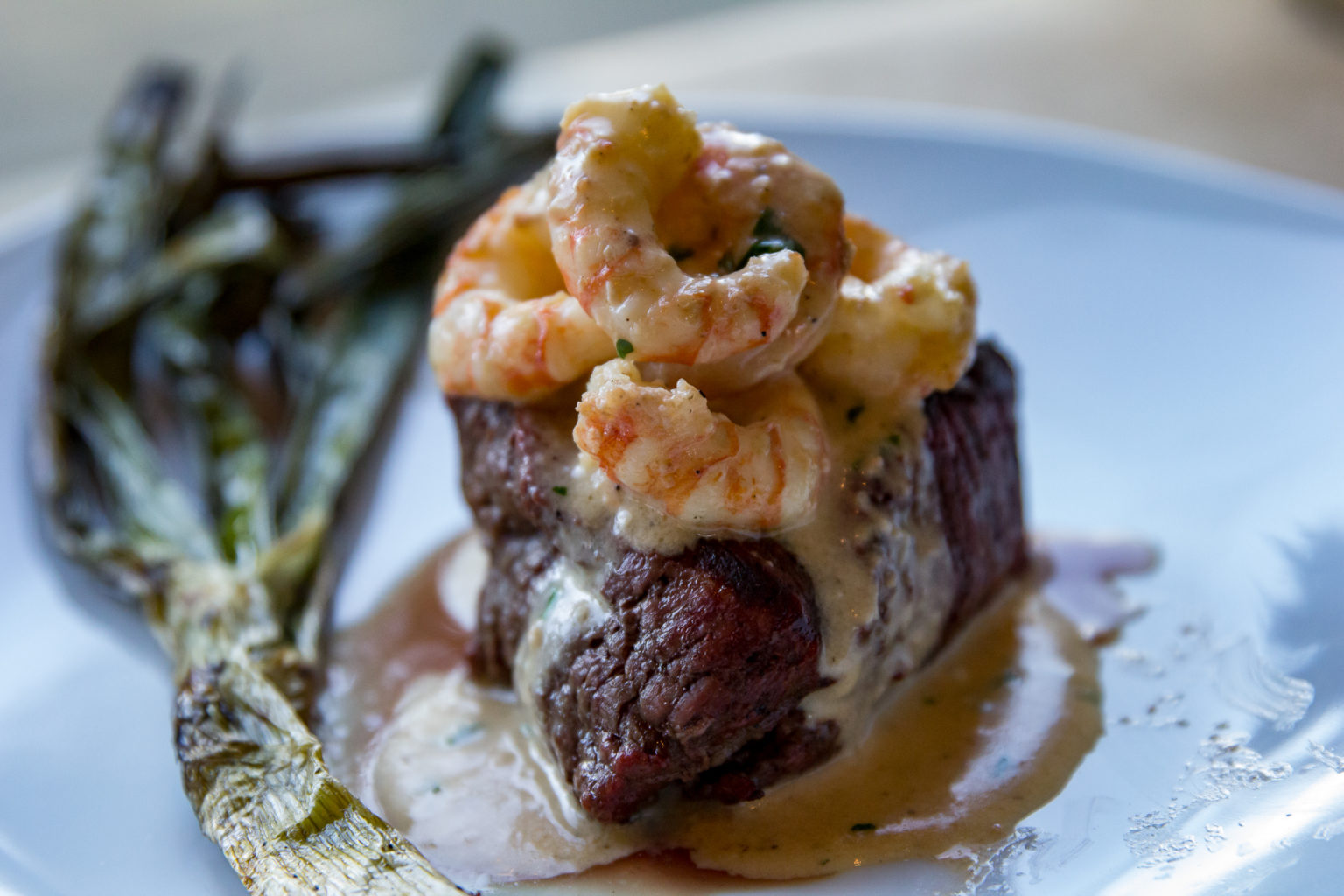 Filet Mignon with Whiskey Garlic Shrimp Sauce – Or Whatever You Do