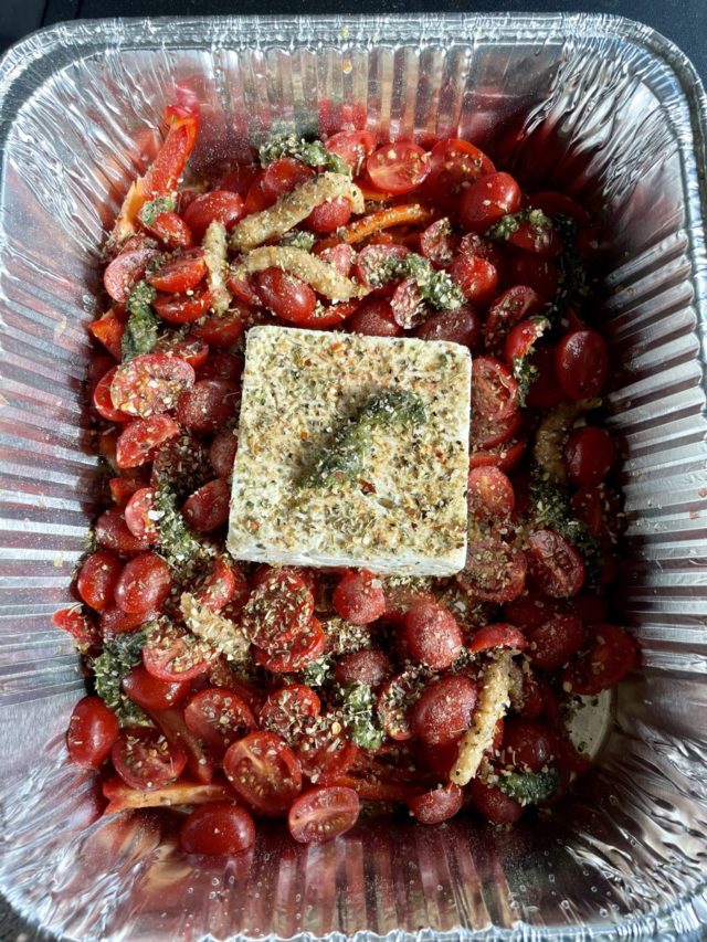 Pellet Grill Feta Pasta – Or Whatever You Do