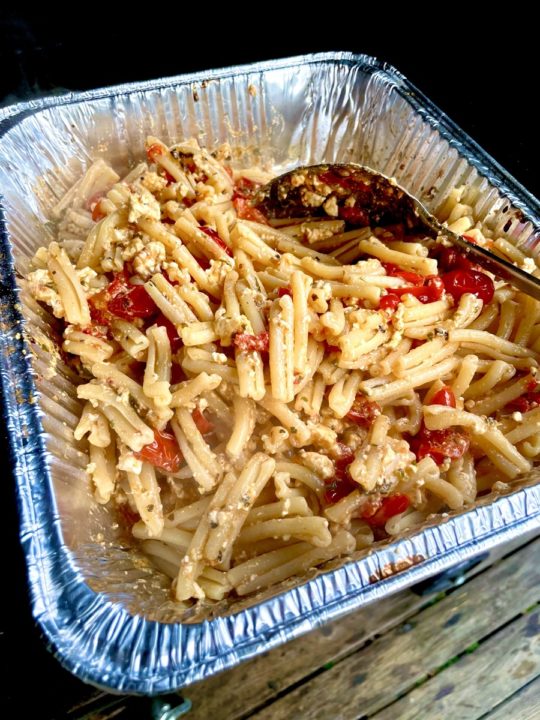 Pellet Grill Feta Pasta – Or Whatever You Do