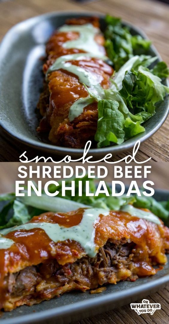 Smoked Shredded Beef Enchiladas – Or Whatever You Do