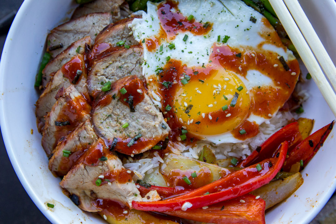 Spicy BBQ Pork Rice Bowl – Or Whatever You Do
