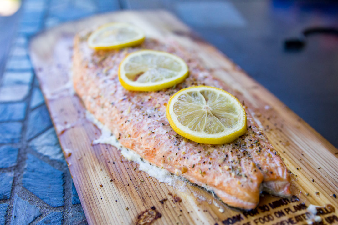 Cedar Plank Salmon on the pellet grill - Or Whatever You Do