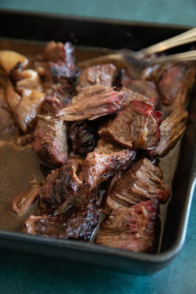 Smoked Hot Roast Beef Sandwich Boats – Or Whatever You Do