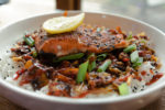 Grilled Togarashi Salmon Rice Noodle Bowl – Or Whatever You Do