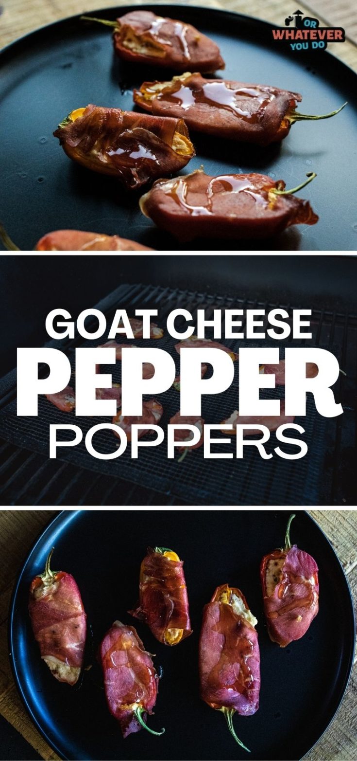 Smoked Goat Cheese Stuffed Mini Bell Pepper Poppers – Or Whatever You Do