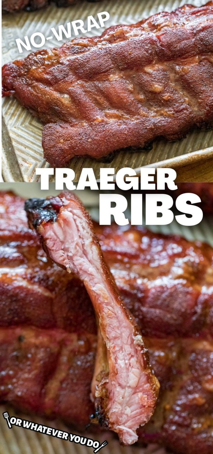 Traeger Smoked No-Wrap Pork Ribs – Or Whatever You Do