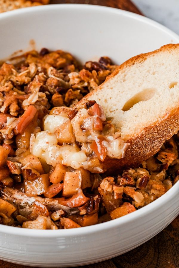 Traeger Apple Crisp Smoked Brie – Or Whatever You Do