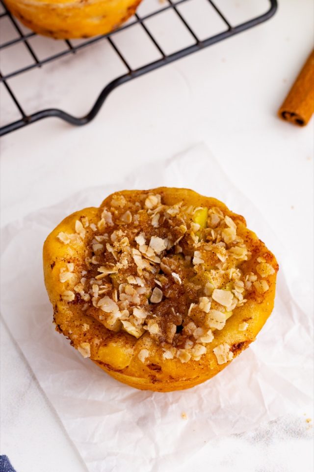 Traeger Apple Crisp Cinnamon Roll Cups – Or Whatever You Do