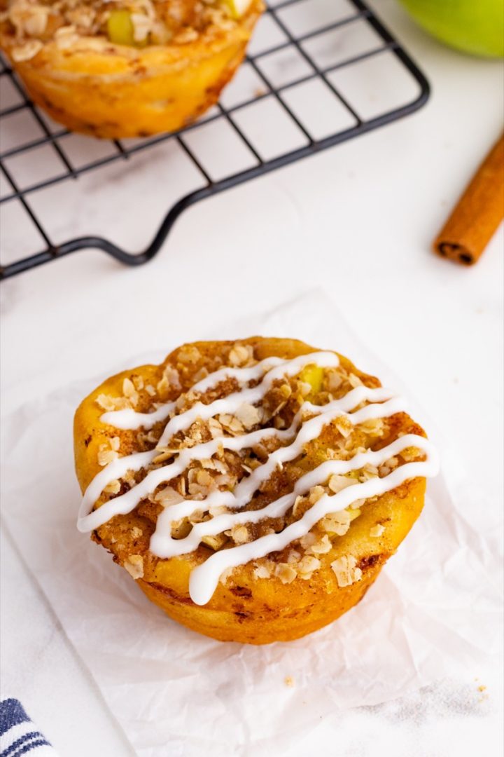 Traeger Apple Crisp Cinnamon Roll Cups – Or Whatever You Do