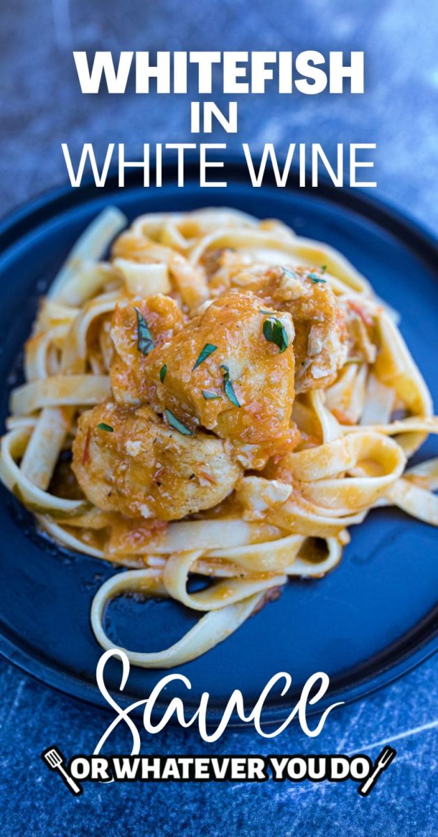 Easy White Fish with Wine Sauce – Or Whatever You Do