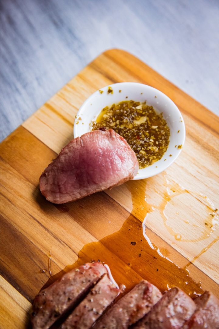 Traeger Grilled Venison Striploin – Or Whatever You Do