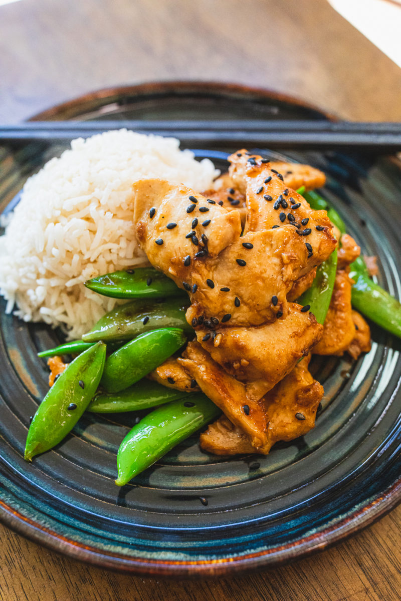 Blackstone Chicken and Pea Pods – Or Whatever You Do