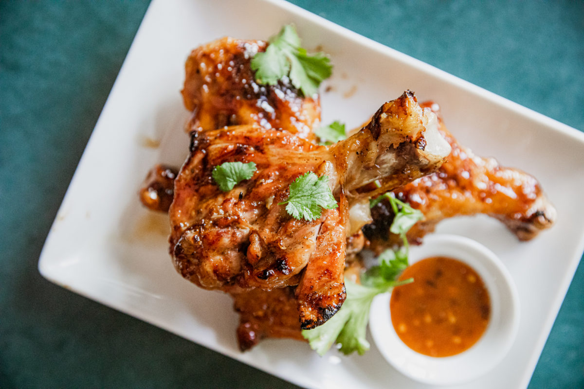 Grilled Butterflied Chicken Legs with Spicy Chili Garlic Glaze – Or ...