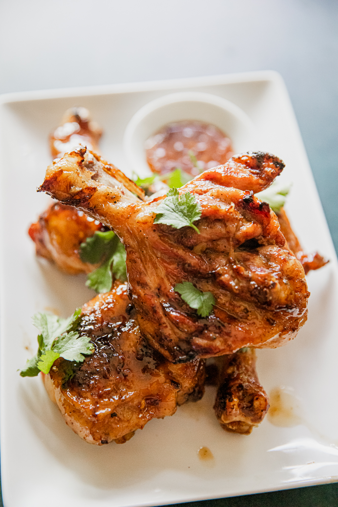 Grilled Butterflied Chicken Legs with Spicy Chili Garlic Glaze – Or ...