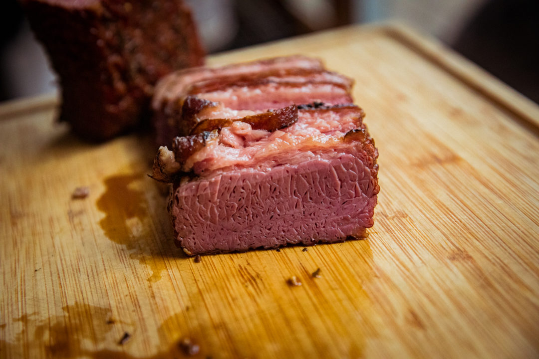 Smoked Beer-Braised Corned Beef Brisket – Or Whatever You Do