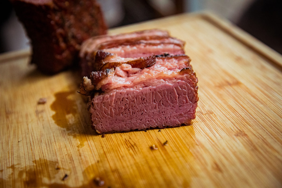 Smoked Beer-Braised Corned Beef Brisket – Or Whatever You Do