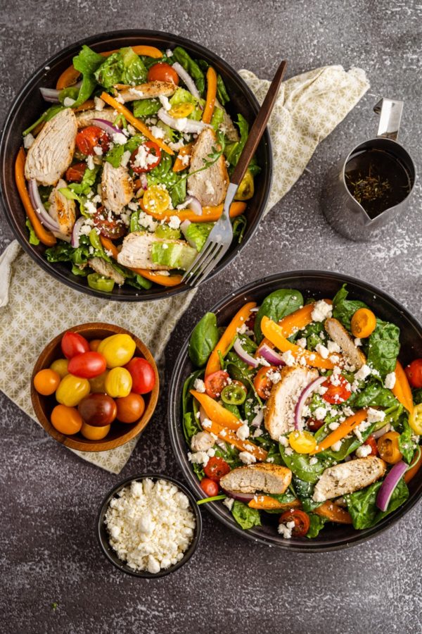 Grilled Mediterranean Chicken Salad Recipe - Or Whatever You Do