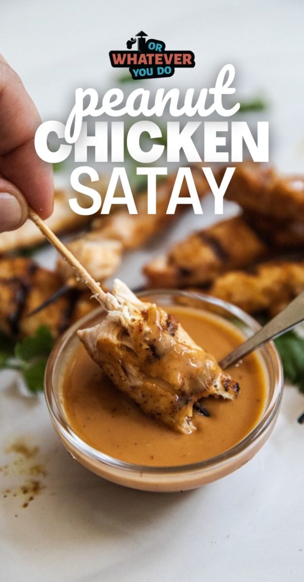 Grilled Peanut Chicken Satay – Or Whatever You Do