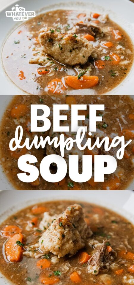 Beef Dumpling Soup Recipe – Or Whatever You Do